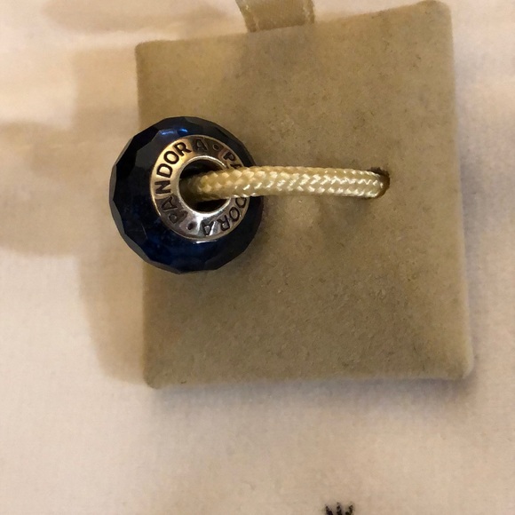 Pandora | Jewelry | Pandora Blue Fascinating Iridescent Murano Charm ...
